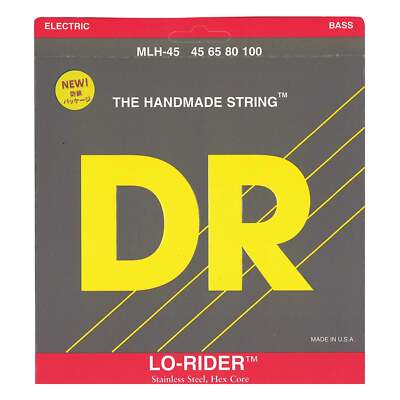 DR Strings Lo-Rider - Stainless Steel Hex Core Bass 45-100 | eBay
