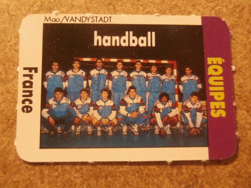 HANDBALL FRANCE TEAM, RARE VINTAGE 1992 TRADING CARD "MICKEY ...