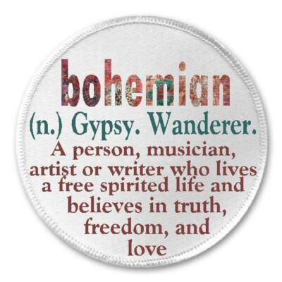 Bohemian Definition - 3" Sew / Iron On Patch Boho Free Spirit Wanderer ...