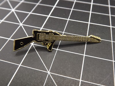 "GUITAR/MACHINE GUN" BRAND NEW Lapel Pin Enamel GUARANTEED FOR LIFE ...