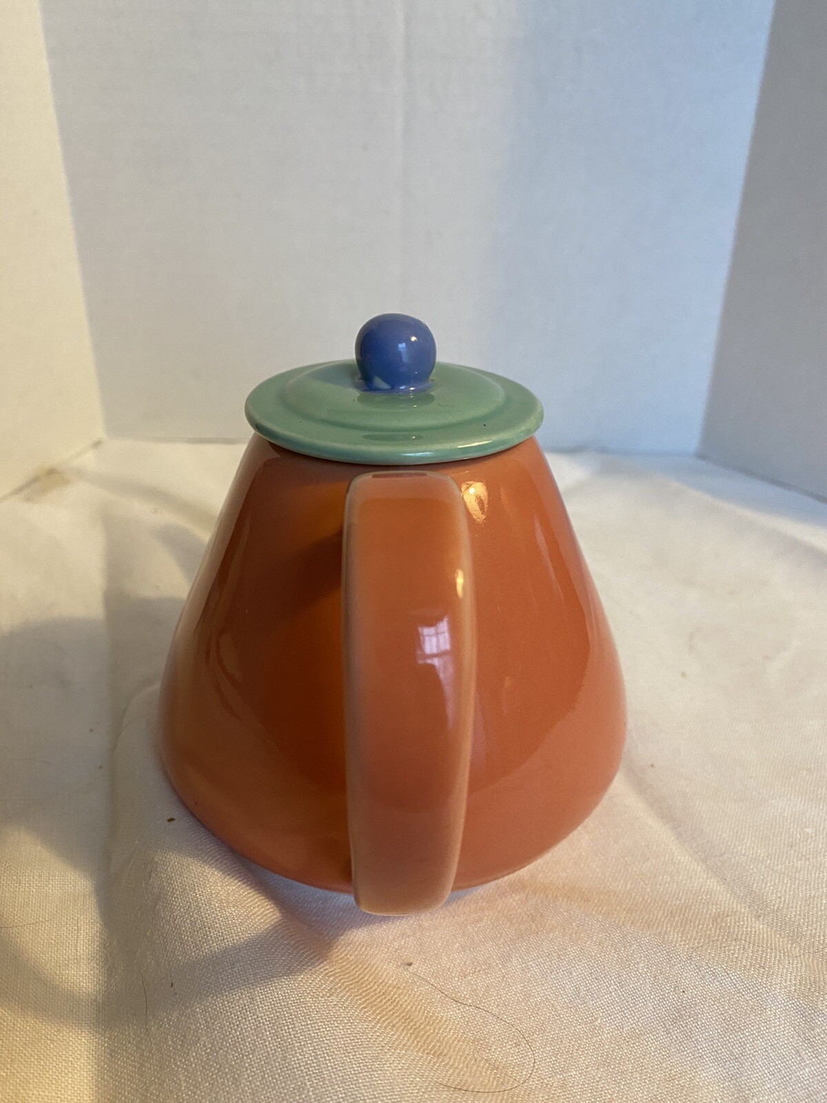 LINDT STYMEIST Colorways Japan Salmon Teapot-green & Turquoise Lid | eBay