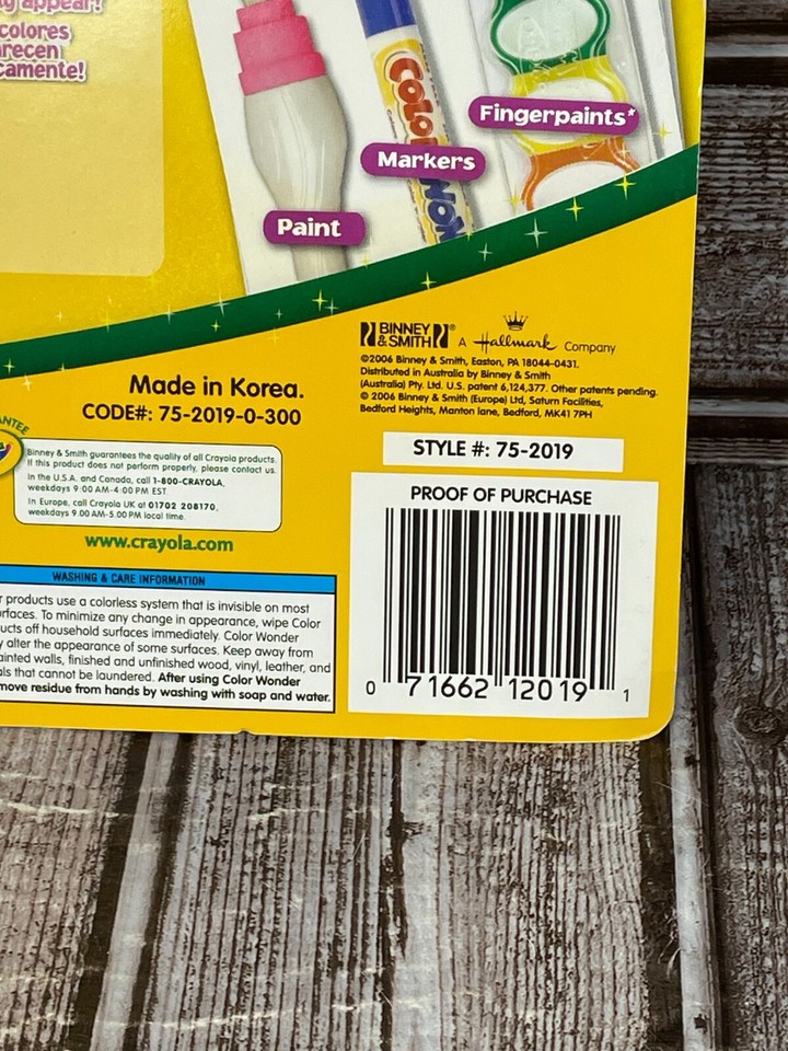 CRAYOLA Color Wonder 5 Mess Free Soft Sticks Clear Magical NEW | eBay