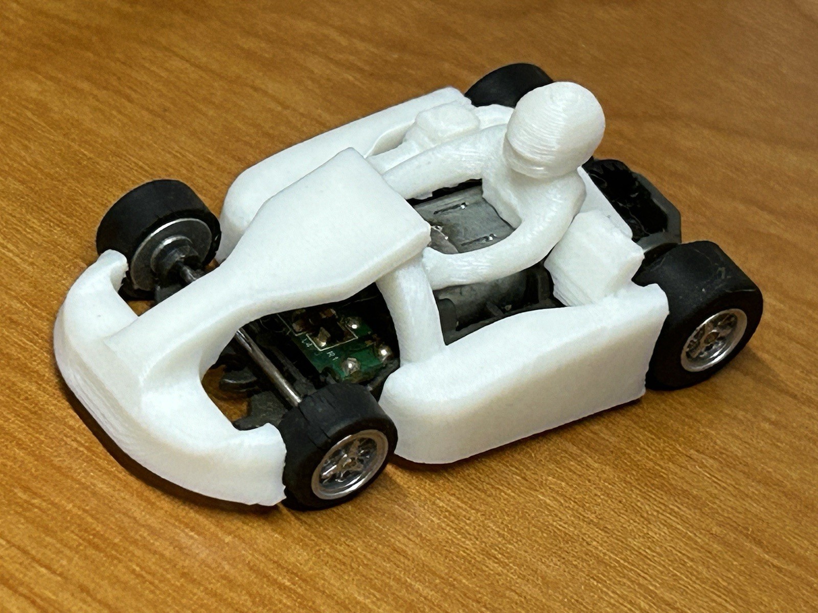 SCS Hobbies 3D AFX Mega G + 1.5 Go Kart Ho Slot Car Body White | eBay