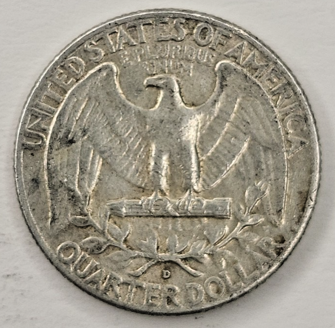 1963 D Washington Quarter 25c 90% Silver #A69 | eBay