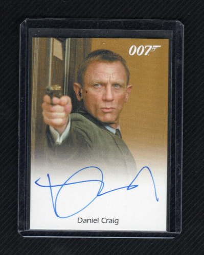 James Bond Archives 2014 Auto Autograph Card Daniel Craig 007 in ...