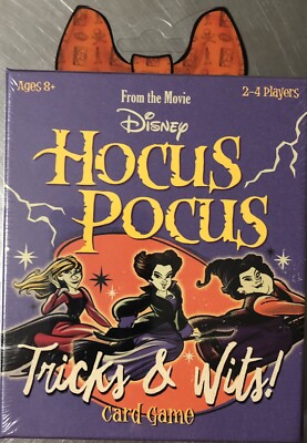 Disney’s Hocus Pocus - TRICKS & WITS- Funco Family Card Games New | eBay