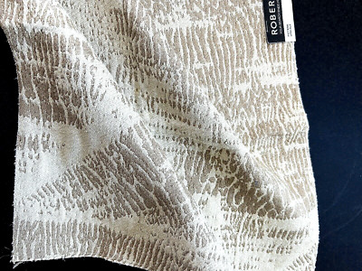 Robert Allen Designer Fabric Sample Double Rub Cream Taupe Brown Soft ...