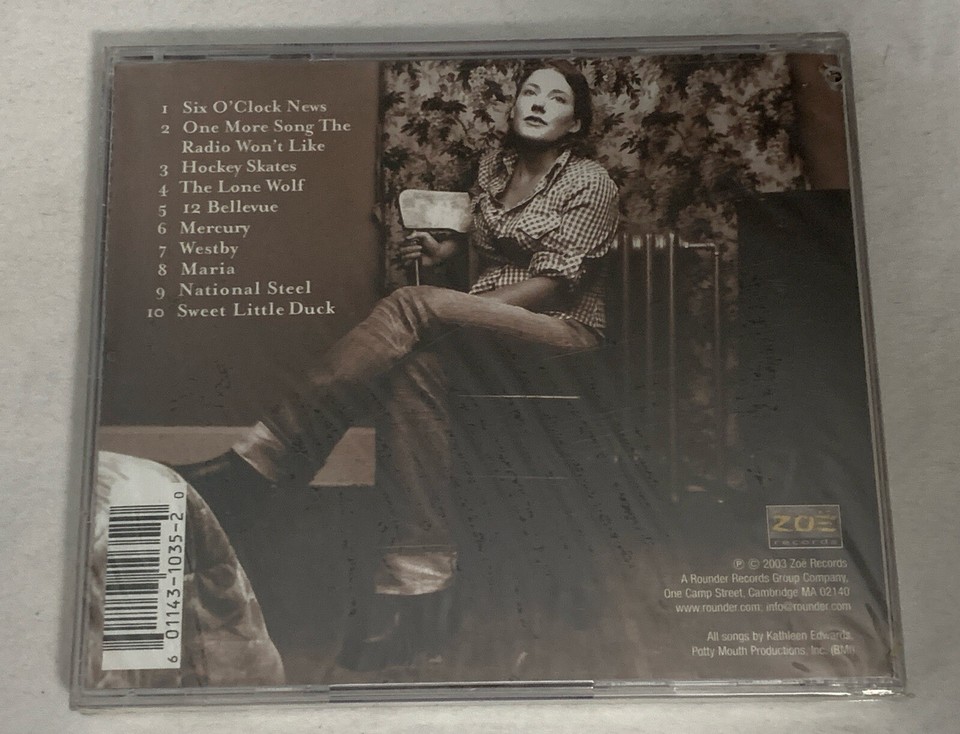 Kathleen Edwards: Failer, Zoe Records 2003, Alternative Rock CD SEALED ...