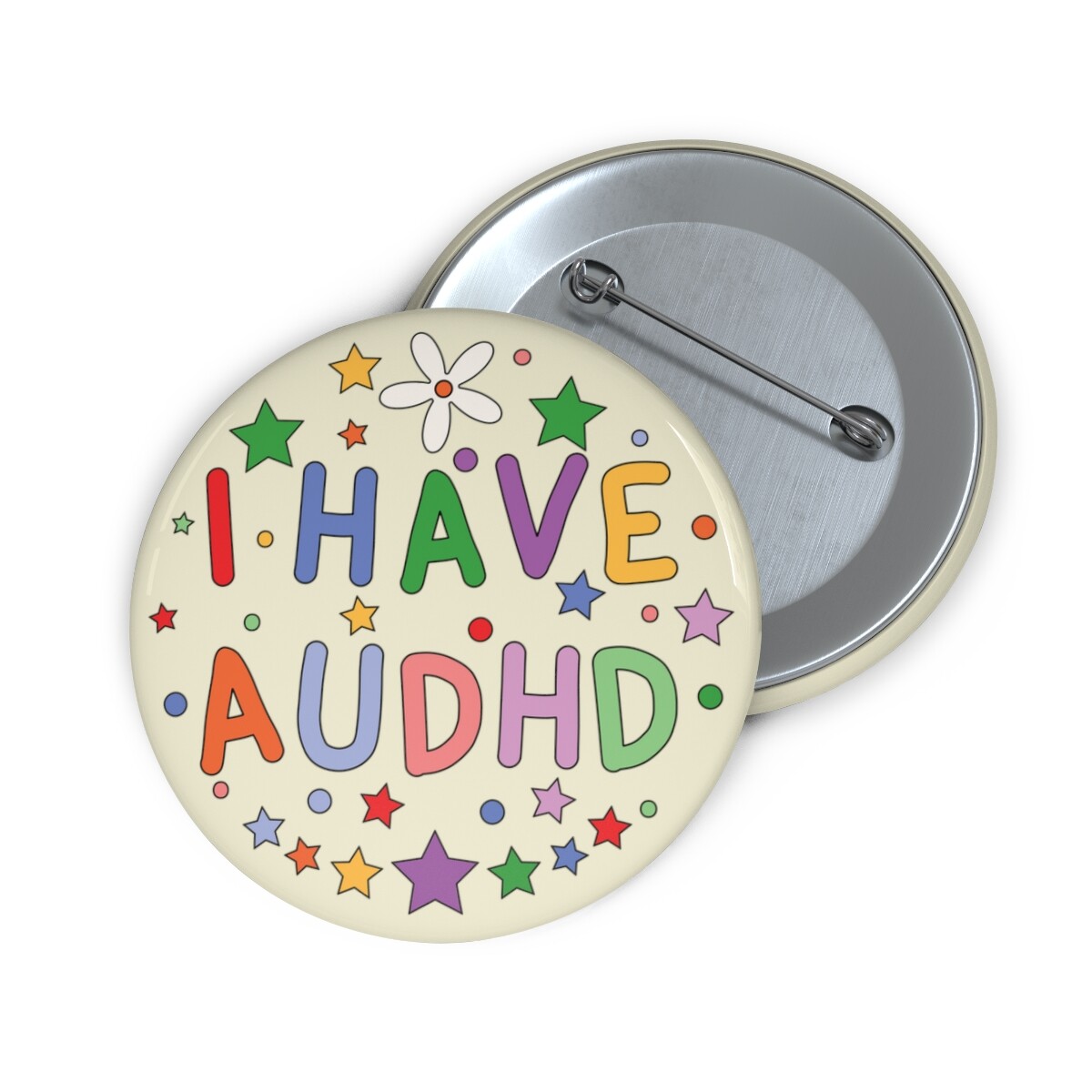 I have AuDHD - Badge Pin | Neurodivergent Badge - ADHD Badge | eBay