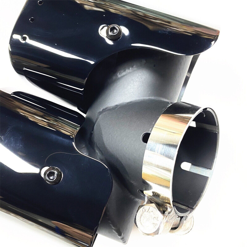 Exhaust Muffler Tips Tailpipe Black for 2020-2024 Land Rover Defender ...