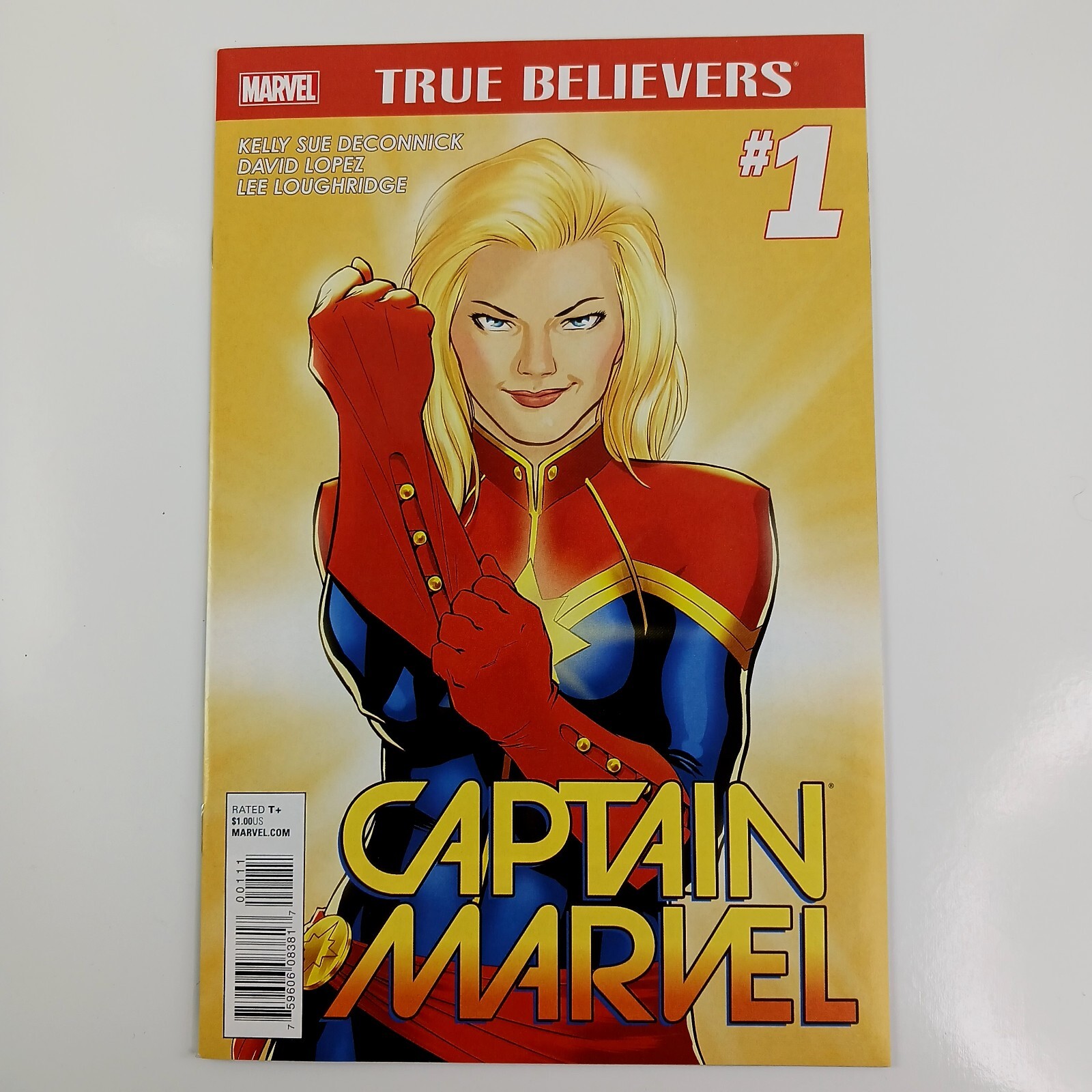 Captain Marvel Issue #1 Marvel 2015 Comics Carol Danvers True Believers ...