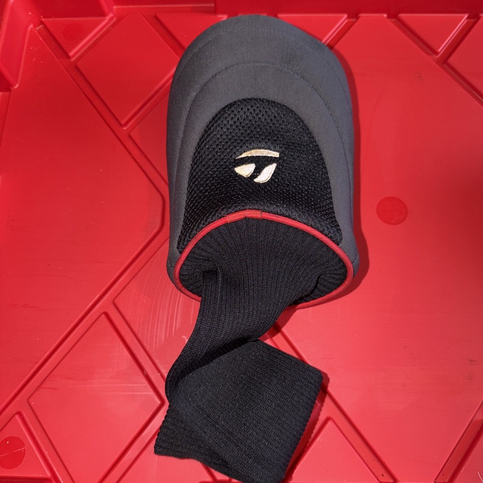 TaylorMade 300 Series Driver Wood Head Cover Black Red Trim | eBay