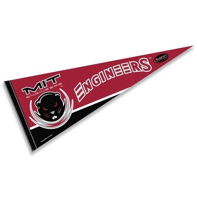 MIT Engineers Full Size 12 in X 30 in College NCAA Pennant | eBay