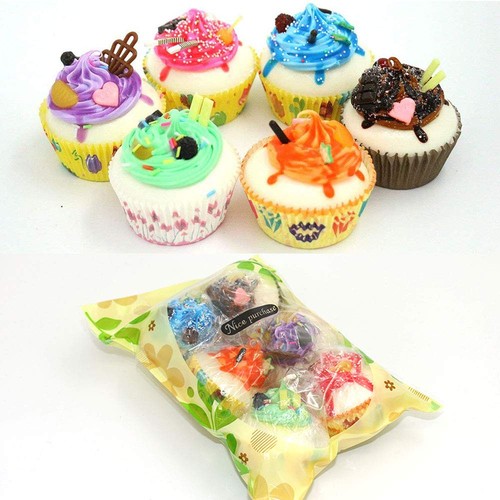 6Color Realistic Artificial Fake Cake Cupcake Model Home Staging ...