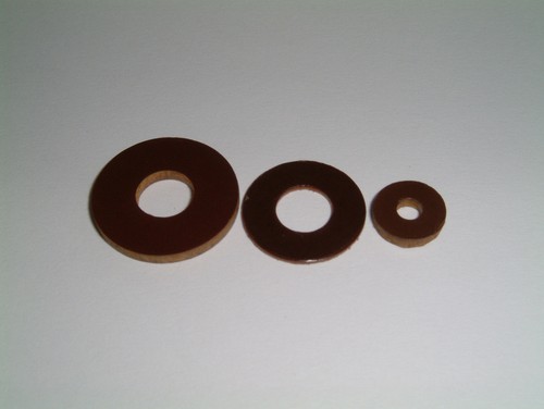 Phenolic (SRBP) Washers- I/D's from 3.3mm up to 9.6mm, 5 different ...