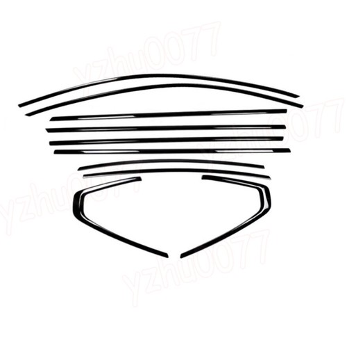 For Volvo S90 2017-2023 Stainless steel Black Car Windows Strip Cover ...