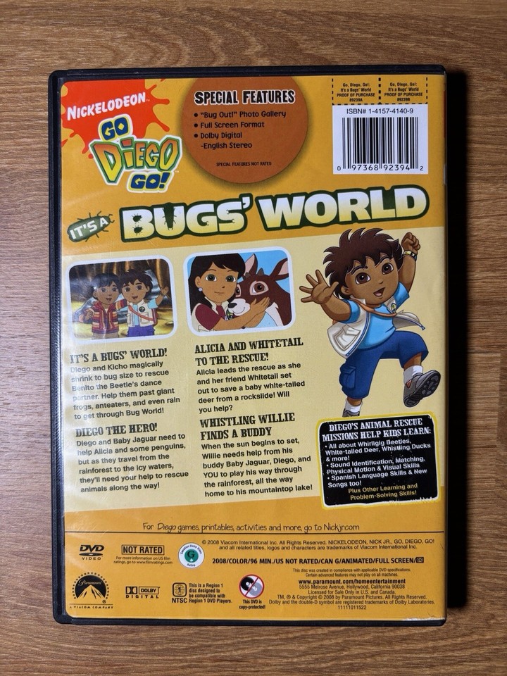 Go Diego Go!: It's a Bug's World - DVD By Go Diego Go - 97368923942 | eBay