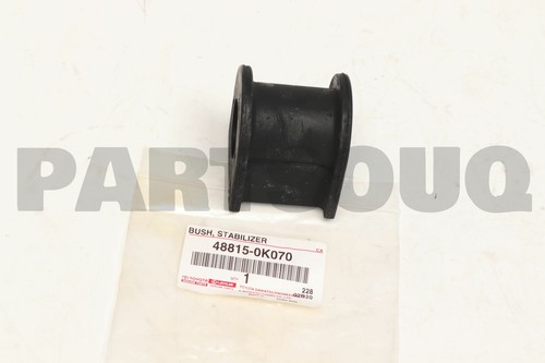 488150K070 Genuine Toyota BUSH, FRONT STABILIZER BAR, NO.1 48815-0K070 ...