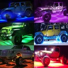 10Pcs 9W Blue LED Rock Light Offroad Underglow Truck ATV SUV Trail Rig ...