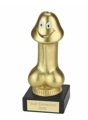 KNOB / DICK OF THER YEAR FUN TROPHY AWARD FREE ENGRAVING STAG HEN | eBay UK