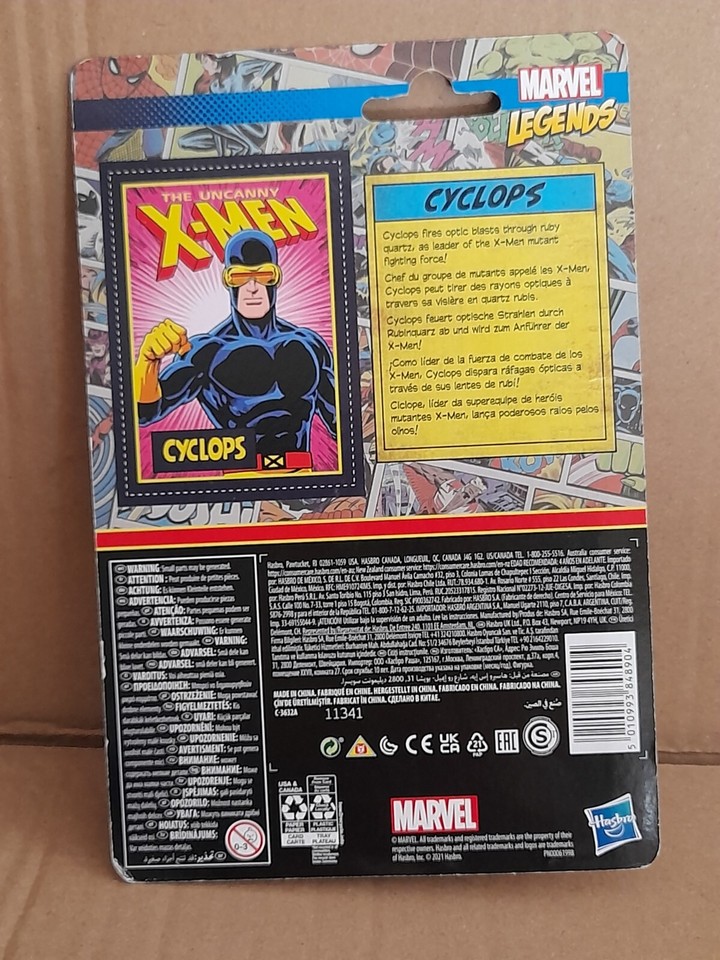 Marvel Legends Retro Series By Kenner: CYCLOPS | eBay