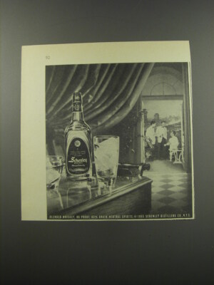 1955 Schenley Reserve Whiskey Advertisement | eBay