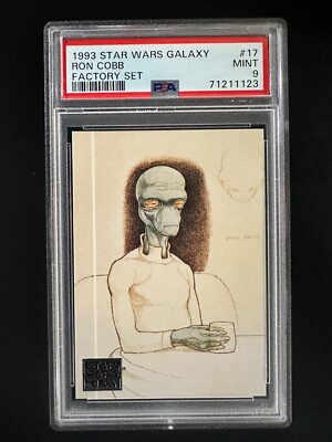 1993 Star Wars Galaxy #17 - Ron Cobb - Factory Set - PSA 9 | eBay