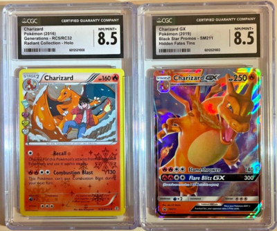 2016 Charizard RC5/RC32 Generations & 2019 Charizard GX Promo SM211 Lot ...