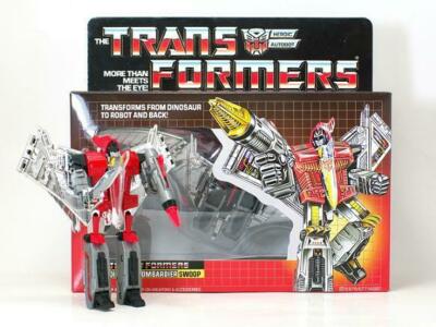 New Transformers TF G1 Reissue MISB Dinosaur Dinobot Swoop Action ...