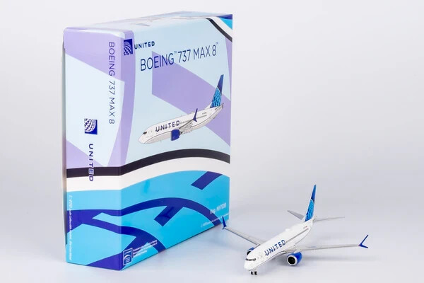NG Models 1:400 United Airlines Boeing 737 MAX 8 N17339 NG 88038 | eBay