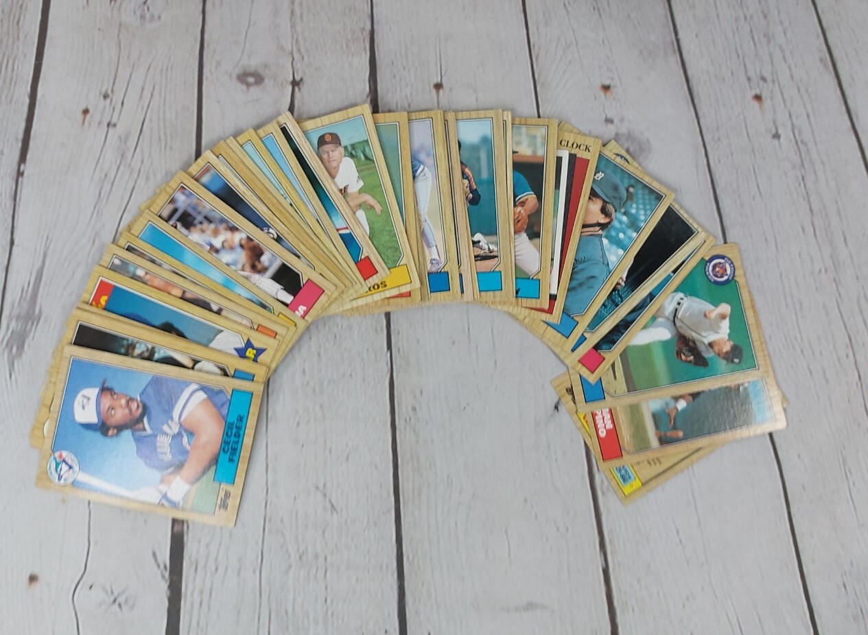 1987 Topps Baseball Card Lot of 34- Cecil Fielder, Roy Hassey, Rich ...