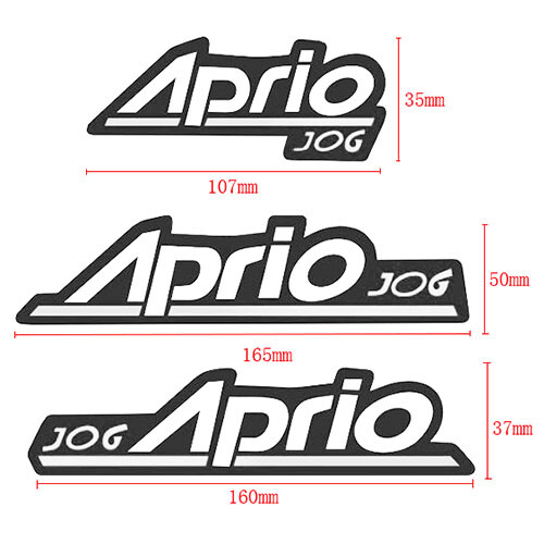 Yamaha Jog Aprio Decal Set White/Blue Sticker Motorsports | eBay