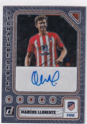 Panini FIFA Donruss 2023-24 No. SS-ML Marcos Llorente Signature Series ...