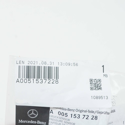 MERCEDES BENZ Manifold Absolute Pressure MAP Sensor A0051537228 NO DUTY ...