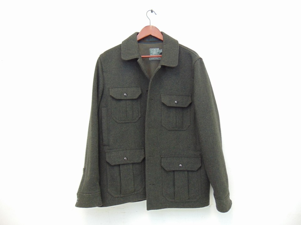 J CREW FOREST GREEN CRUISER WOOL IRVINE JACKET SZ M | eBay