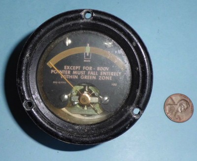 Sealed Avionics Vintage Panel Meter Pointer 800V | eBay