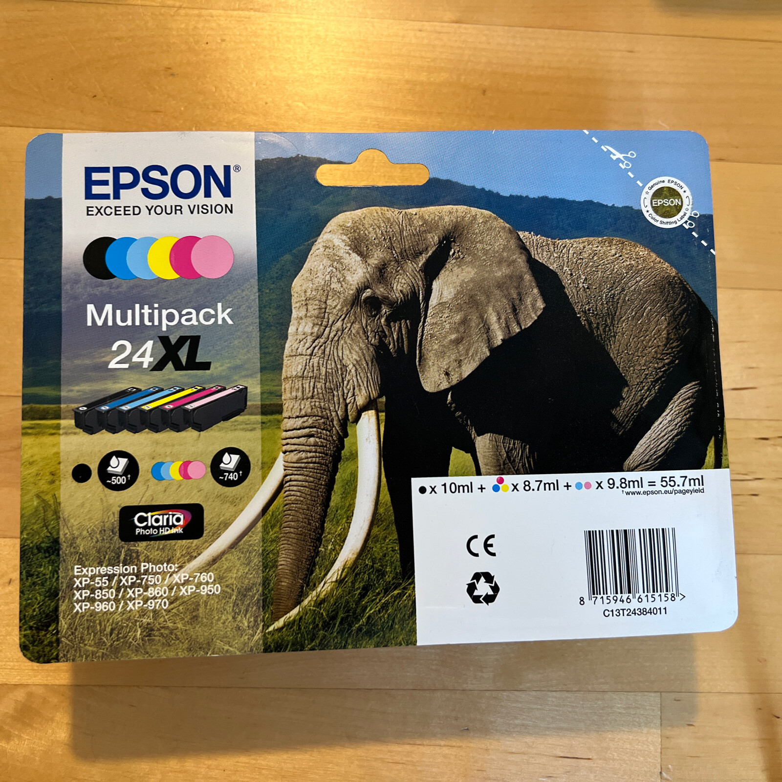 Epson C13T24384011 Multipack 6 Colors Ink Cartridge for Expression ...