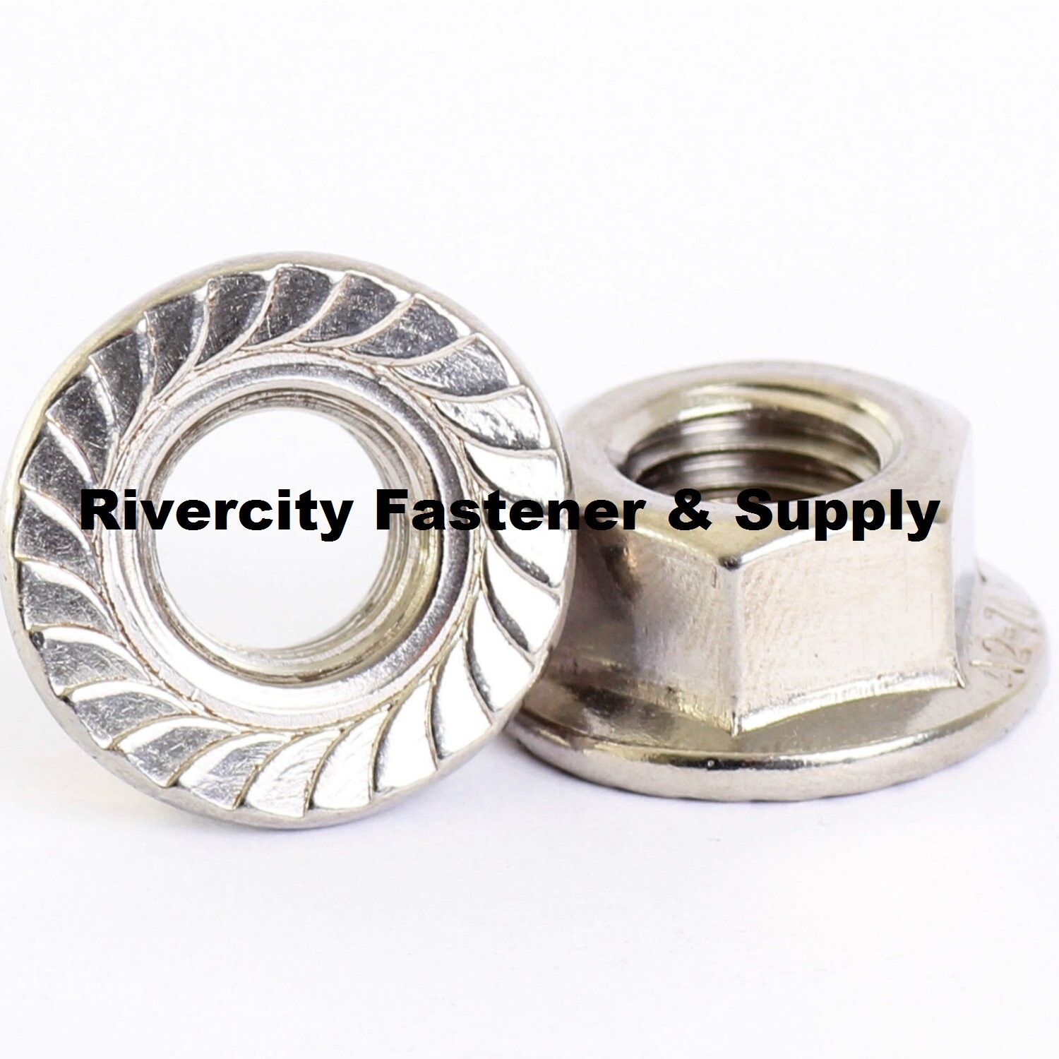 5/16-24 Stainless Hex Serrated Flange Nuts 5/16x24 Nuts 5/16 x 24 Flare ...