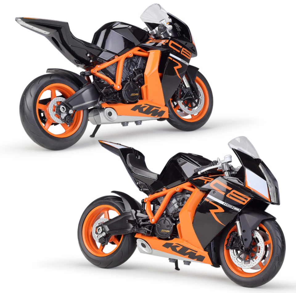 ZD WELLY 1:10 KTM 1190 RC8 R Sports Racing Model Diecast Metal ...