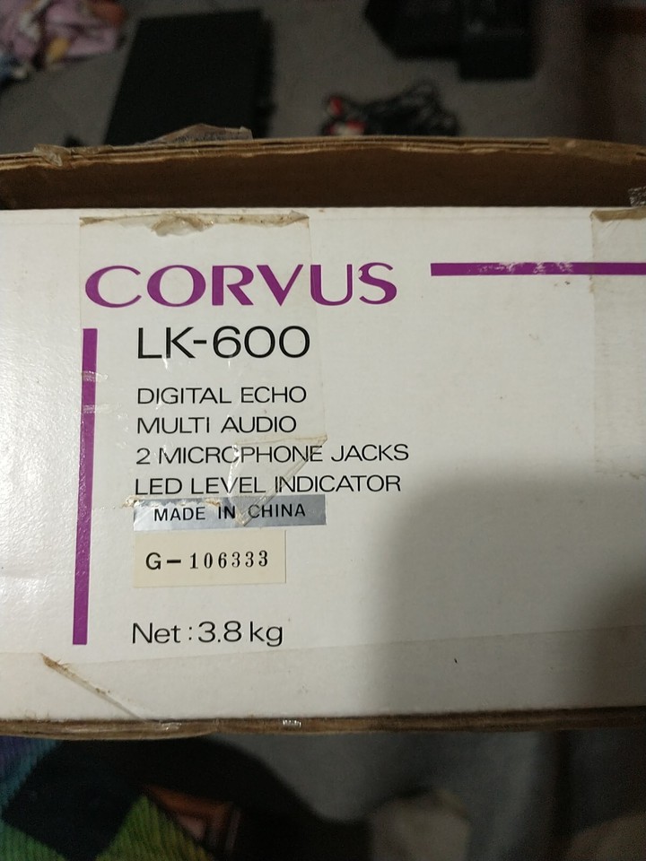 Corvus LK-600 Digital Echo Karaoke Amplifier System 2 Microphone Inputs Pre-Out | eBay