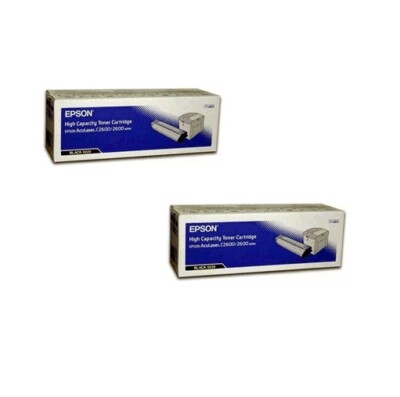 2x Original Epson Toner S050229 Black for Aculaser C2600 B-Ware | eBay