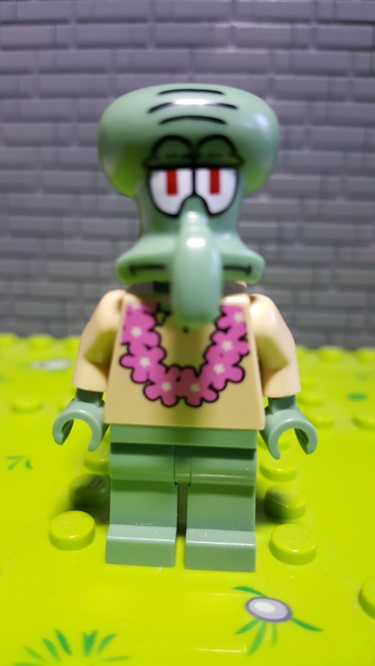Lego Minifigure BOB035 Squidward From set 3818 Bikini Bottom Undersea ...