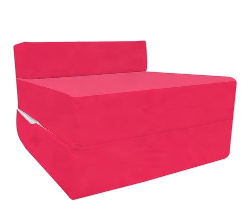 Fold Out Single Chair Z Bed Sofa Guest Futon Chair Bed Lounger Mattress ...