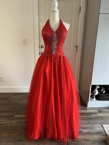 Red Formal Dress- Size 6 | eBay