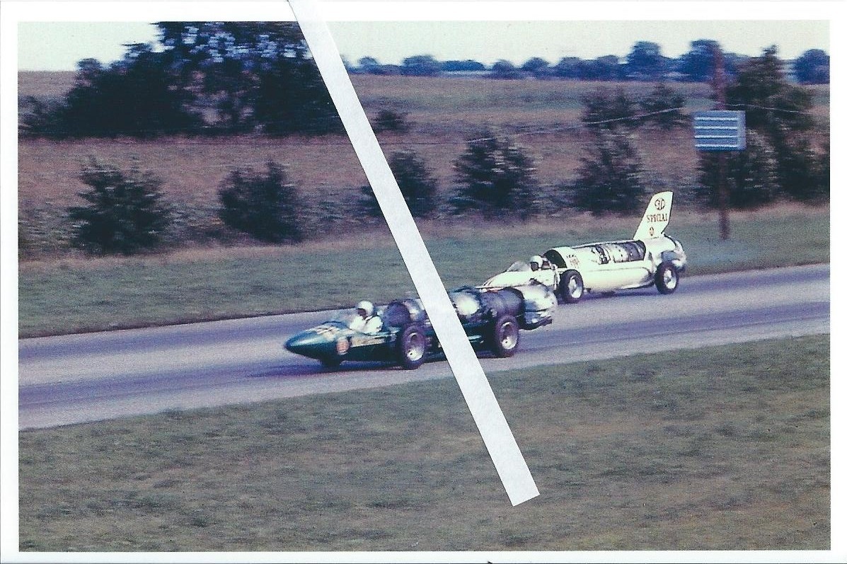 1960s Drag Racing-Walt Arfons' "GREEN MONSTER" vs Fred Sibley's "STP ...