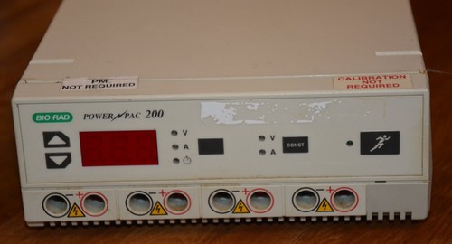 BIO RAD POWER PAC 200 Gel Electrophoresis Power Supply Control Unit | eBay