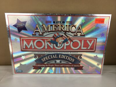 The America Monopoly SPECIAL EDITION Board Game Factory sealed *NEW* | eBay