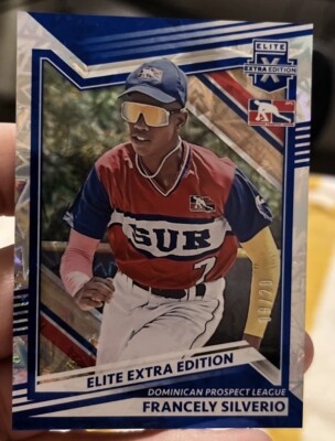2022 Panini Elite Extra FOTL Blue #/20 Francely Silverio DPL | eBay