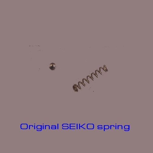 SPRING + CLICK BALL - SEIKO BEZEL REPAIR 6309 H558 6306 7C43 7002 8123 ...