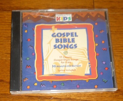 Gospel Bible Songs CD, Cedarmont Kids, 17 Classic Gospel-Style Songs ...